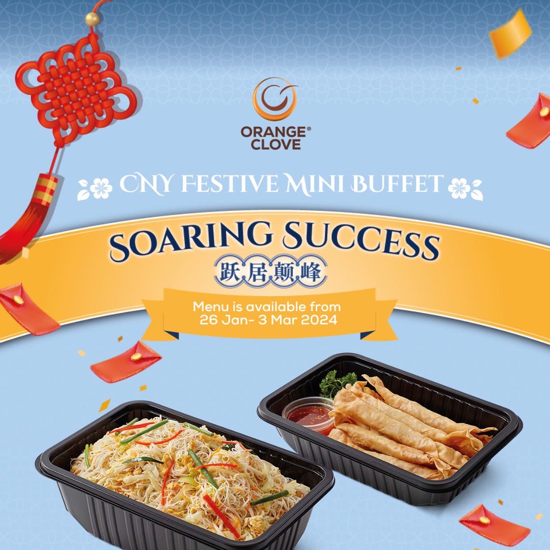 CNY Catering 2024 | Buffet, Mini Buffets & Yusheng | Orange Clove