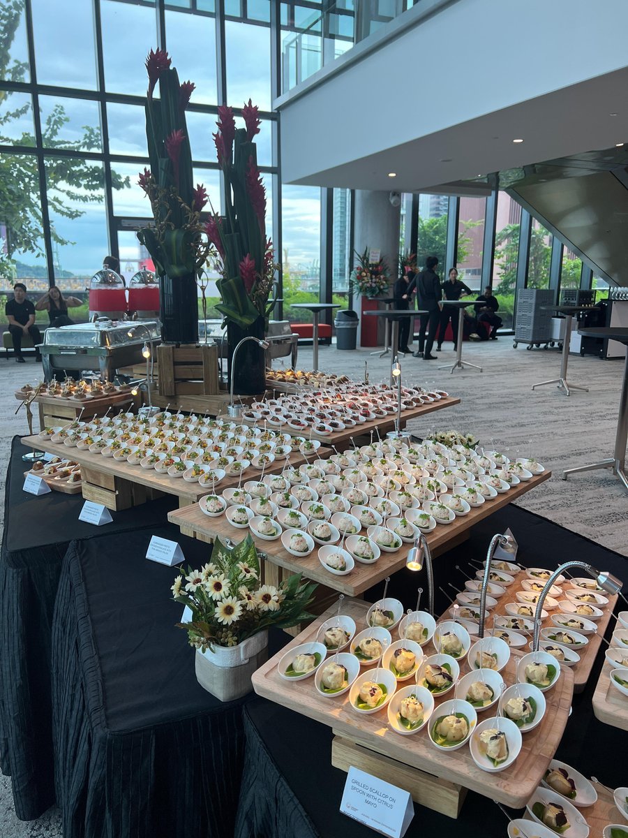 Canapés Cocktail Reception